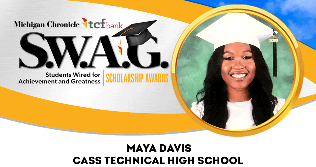 Maya Davis - 2020 SWAG Award Honoree | The Michigan Chronicle