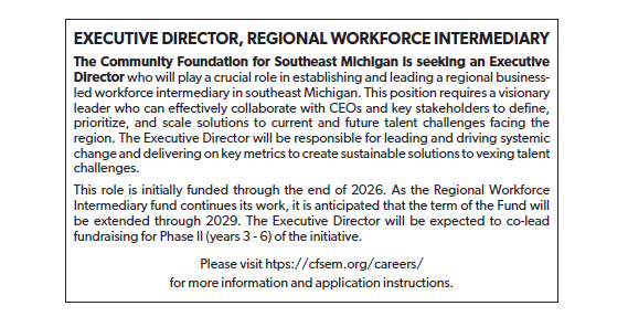 Help Wanted: Executive Director | The Michigan Chronicle