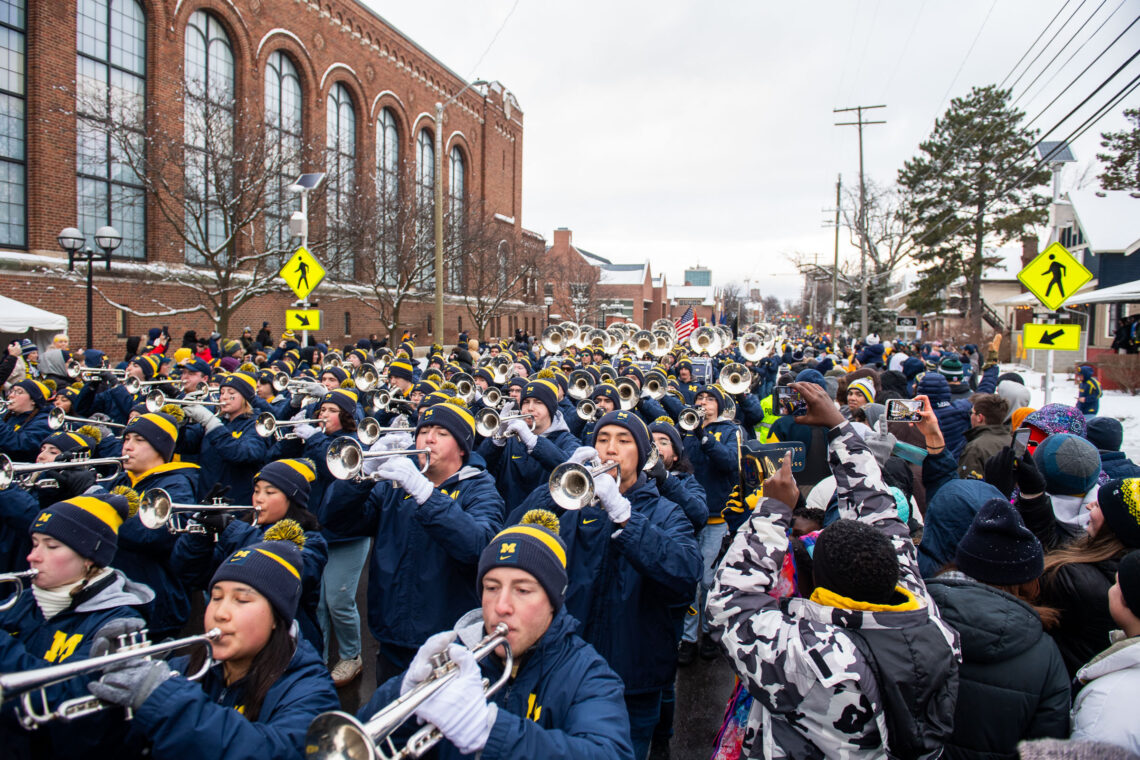 See Photos: Michigan Celebrates National Championship Win with Fans ...